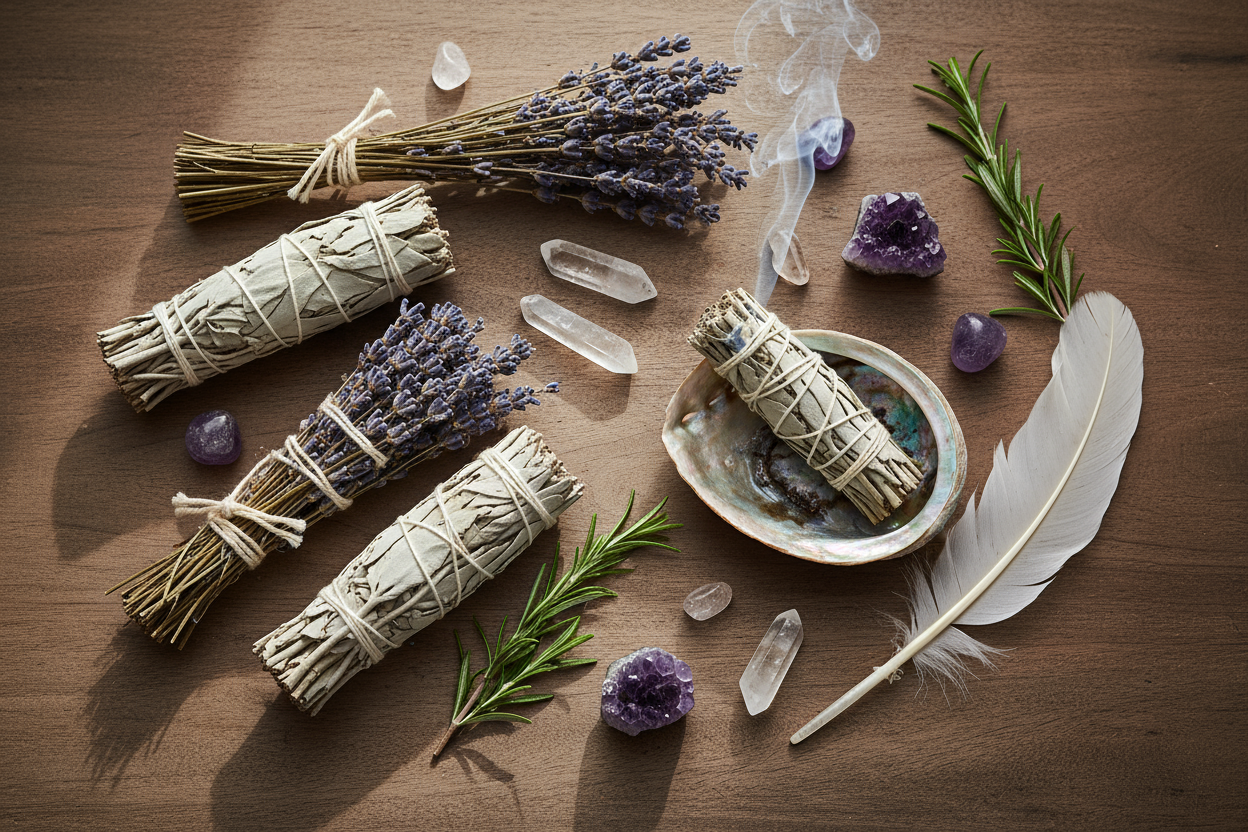 How to Use Smudge Sticks: Complete Smoke Cleansing Guide – Divine Warrior