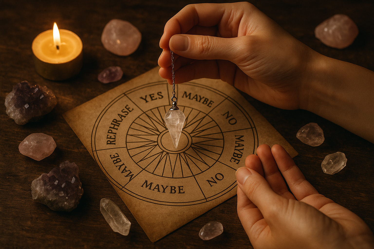 How to Use a Pendulum for Beginners | Yes/No Divination Guide – Divine ...
