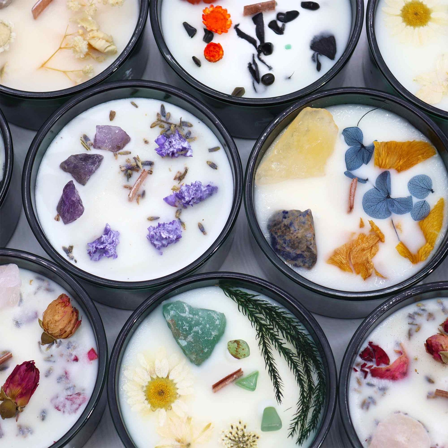 Hop Hare Crystal Magic Flower Candles | Tarot Inspired Candles with ...